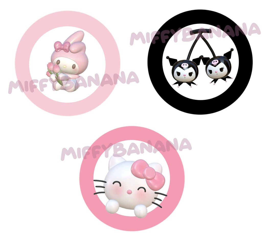 Sanrio Buttons - Etsy