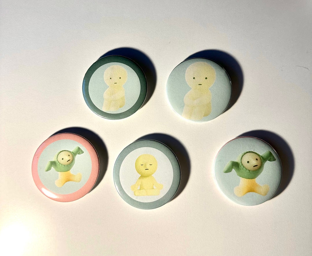 Smiski Button Pins - Etsy