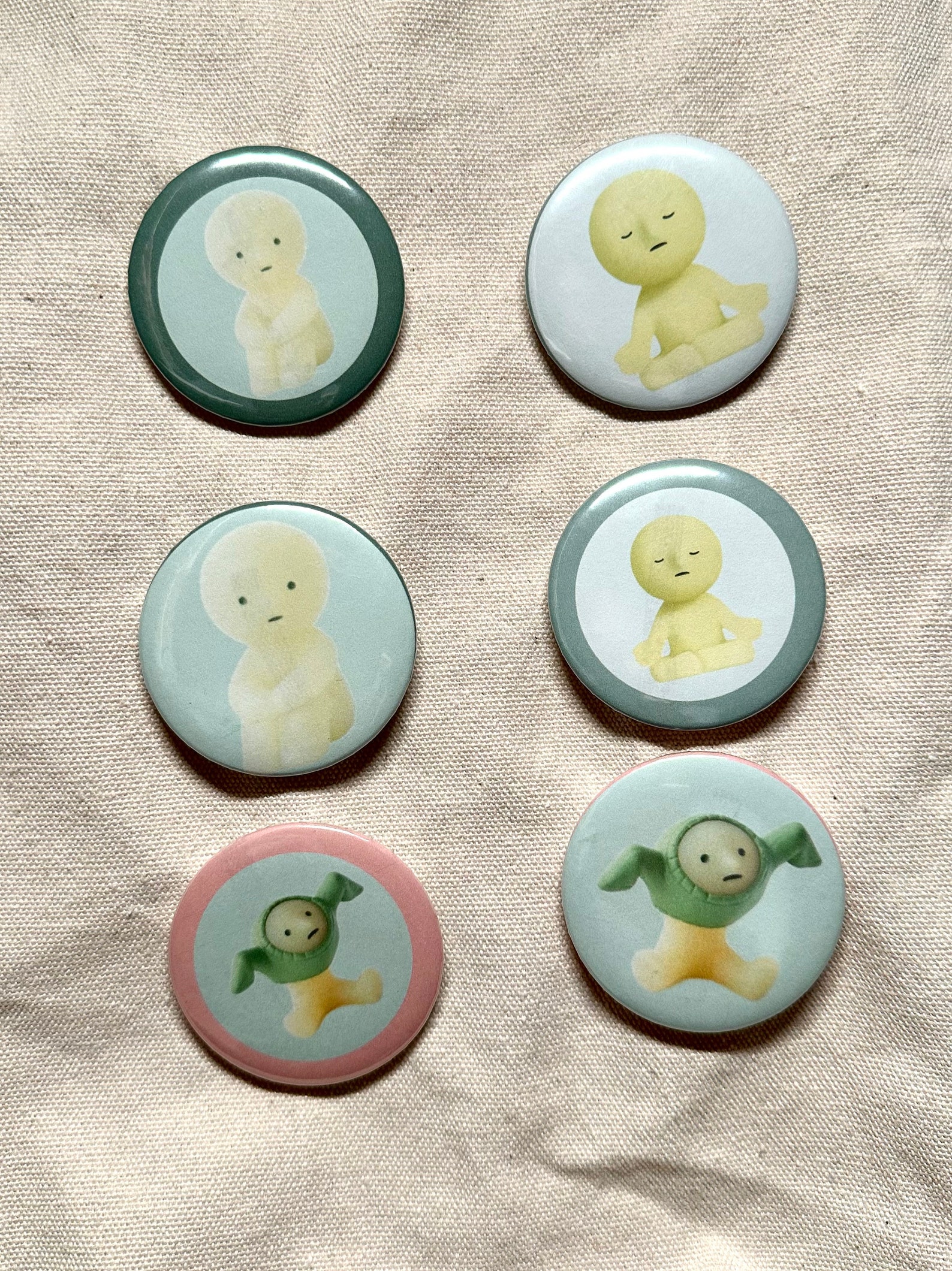 Smiski Button Pins - Etsy