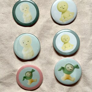 Smiski Button Pins - Etsy