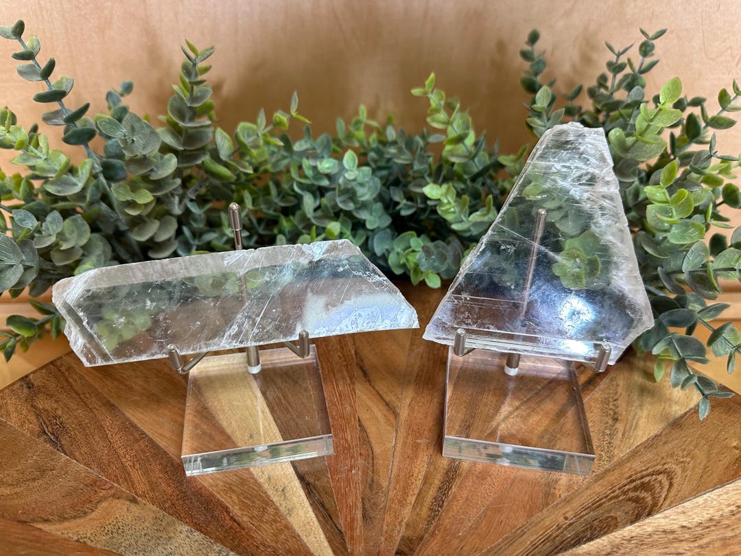 Raw Pink Selenite Pieces - Etsy