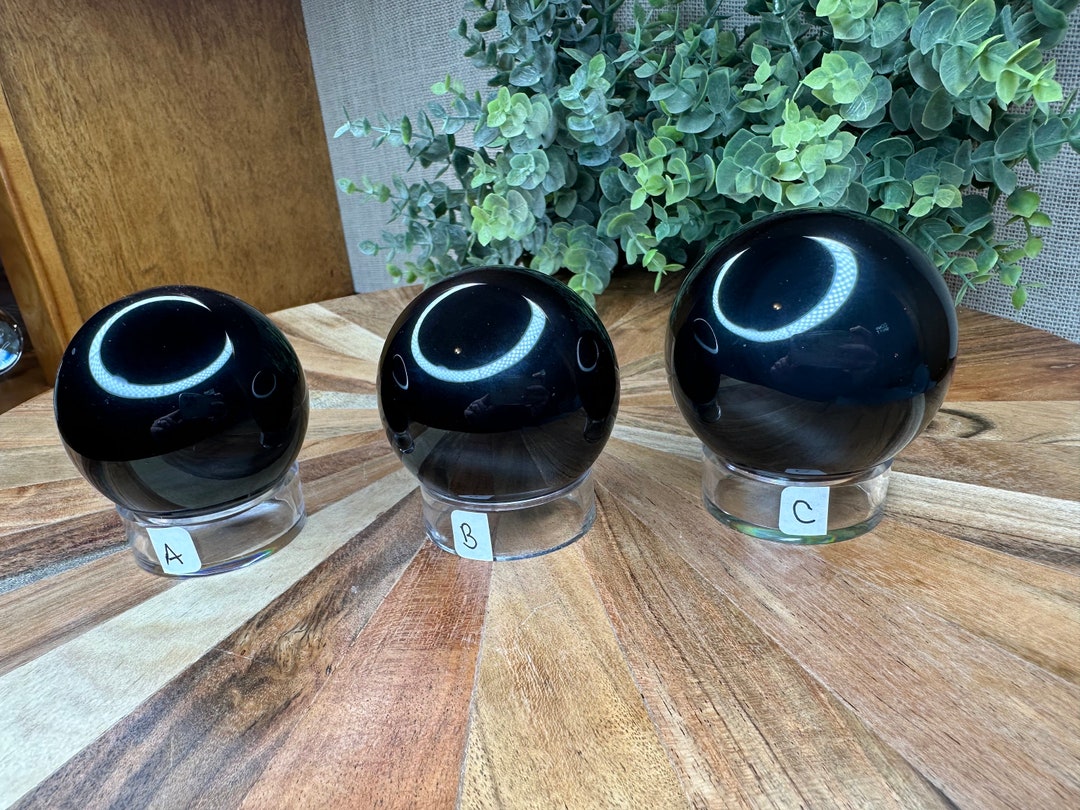 Rainbow Obsidian Sphere - Etsy