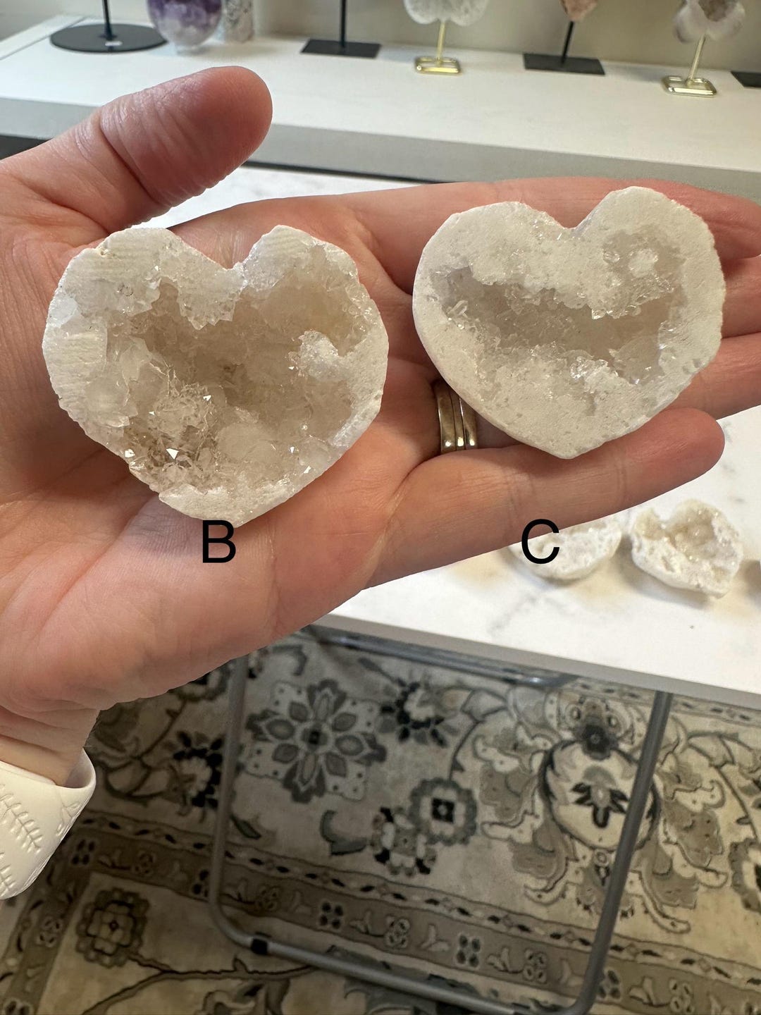 Geode Heart and Towers YOU CHOOSE!!! - Etsy