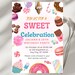 Editable Sweets Candy Invitation Template, Sweet Candy Birthday ...