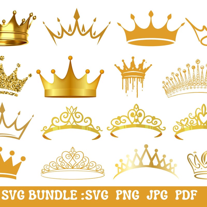 Queen Crown Svg - Etsy