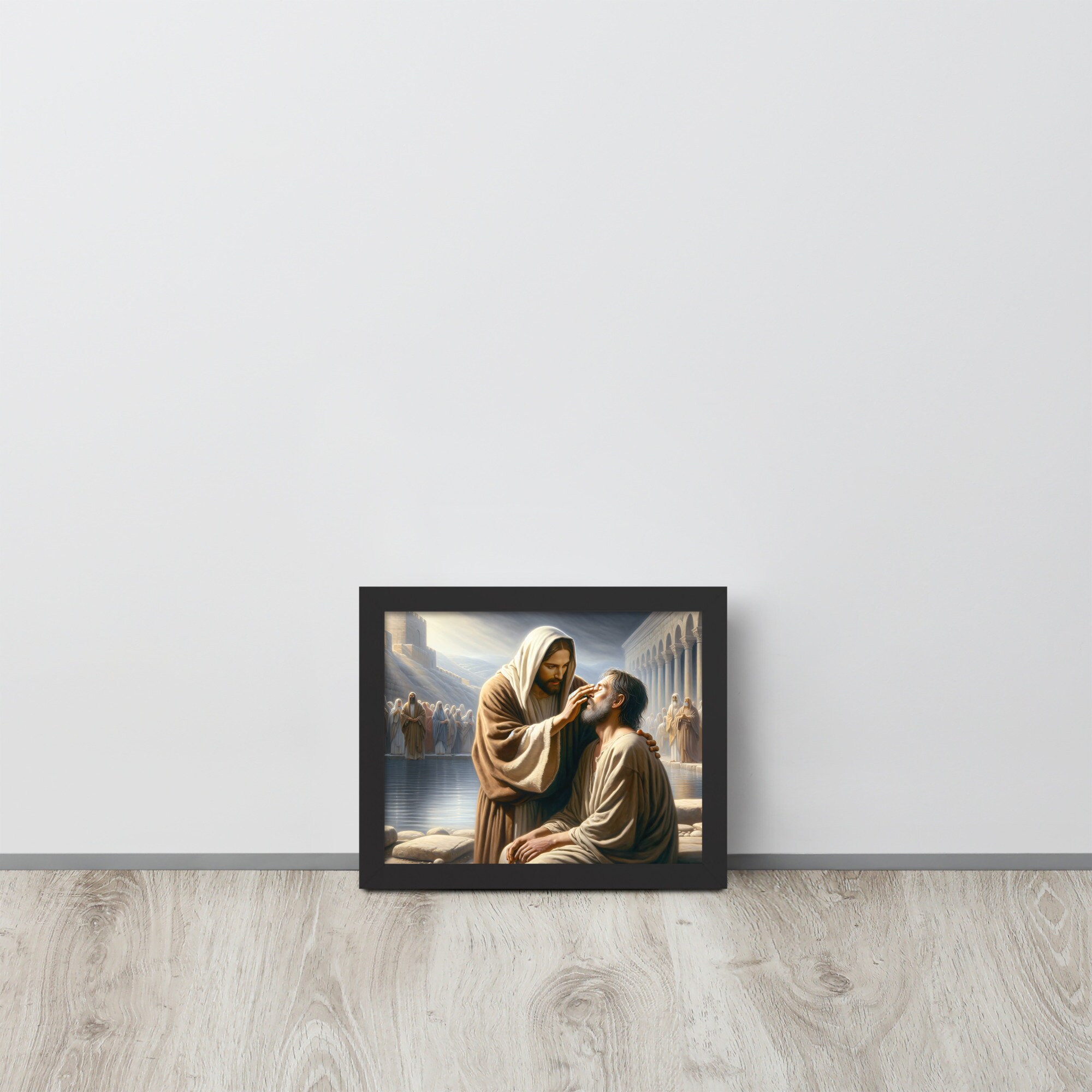 Jesus Heals the Blind Man | Sight Restored by Faith | Gospel Art - Etsy