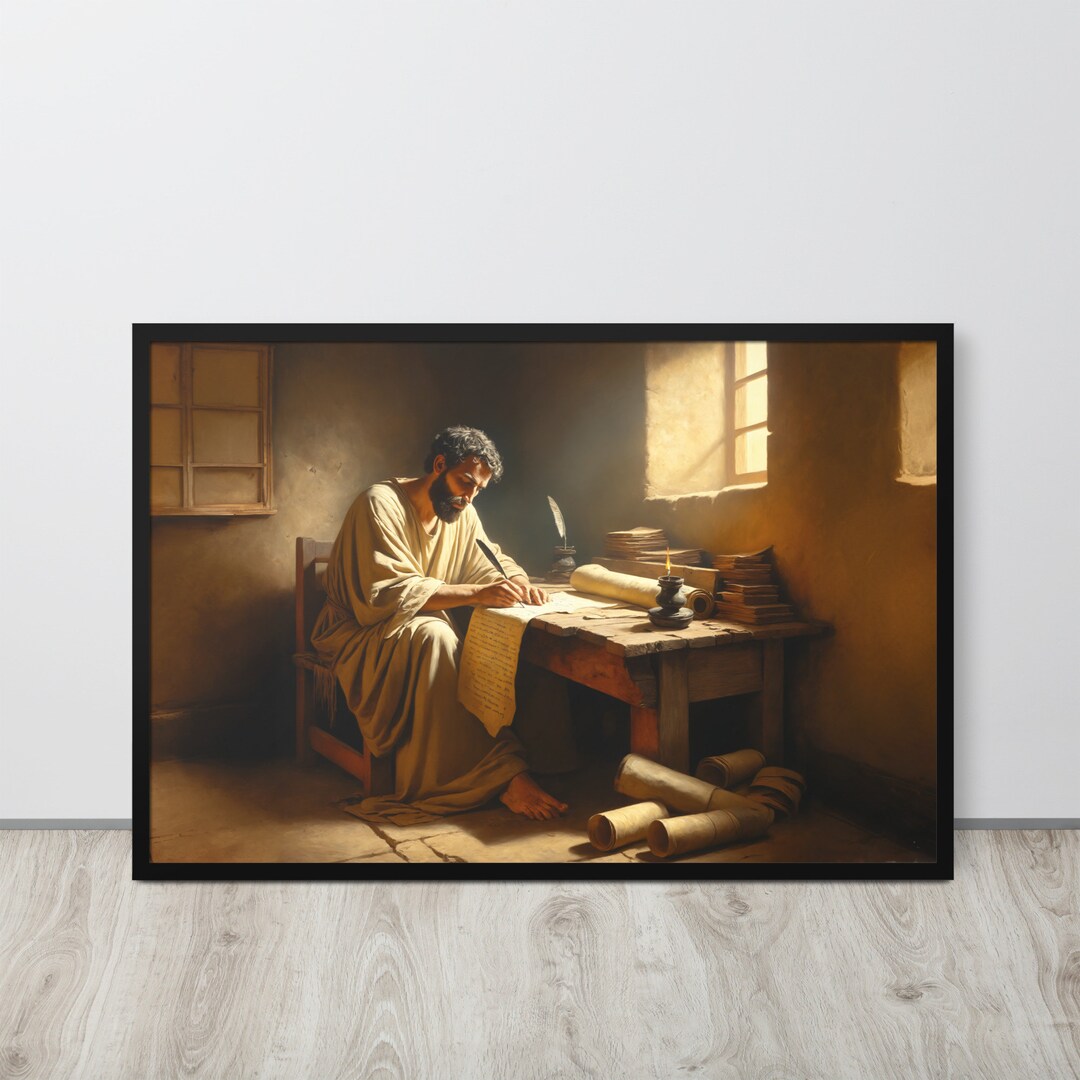 Apostle Paul's Epistles | Biblical Scribe Artwork | Spiritual Study ...