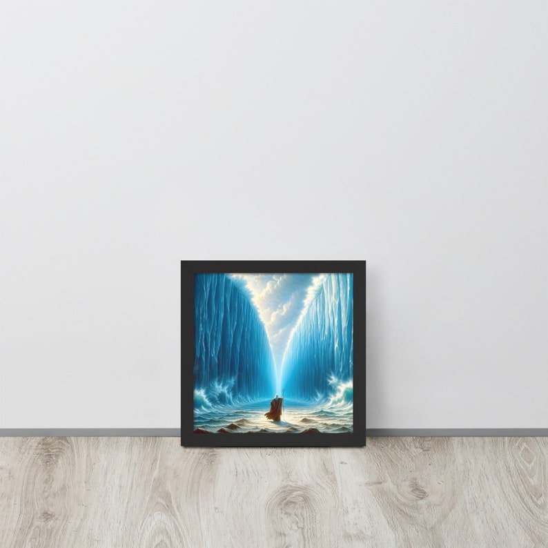 Moses and the Red Sea | Moses Miracle | Parting Waters Art | Exodus ...