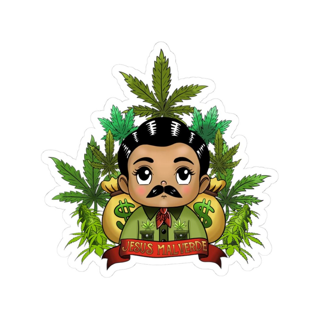 Jesus Malverde Religious Cute Kiss-cut Stickers, Mexican Catholic ...