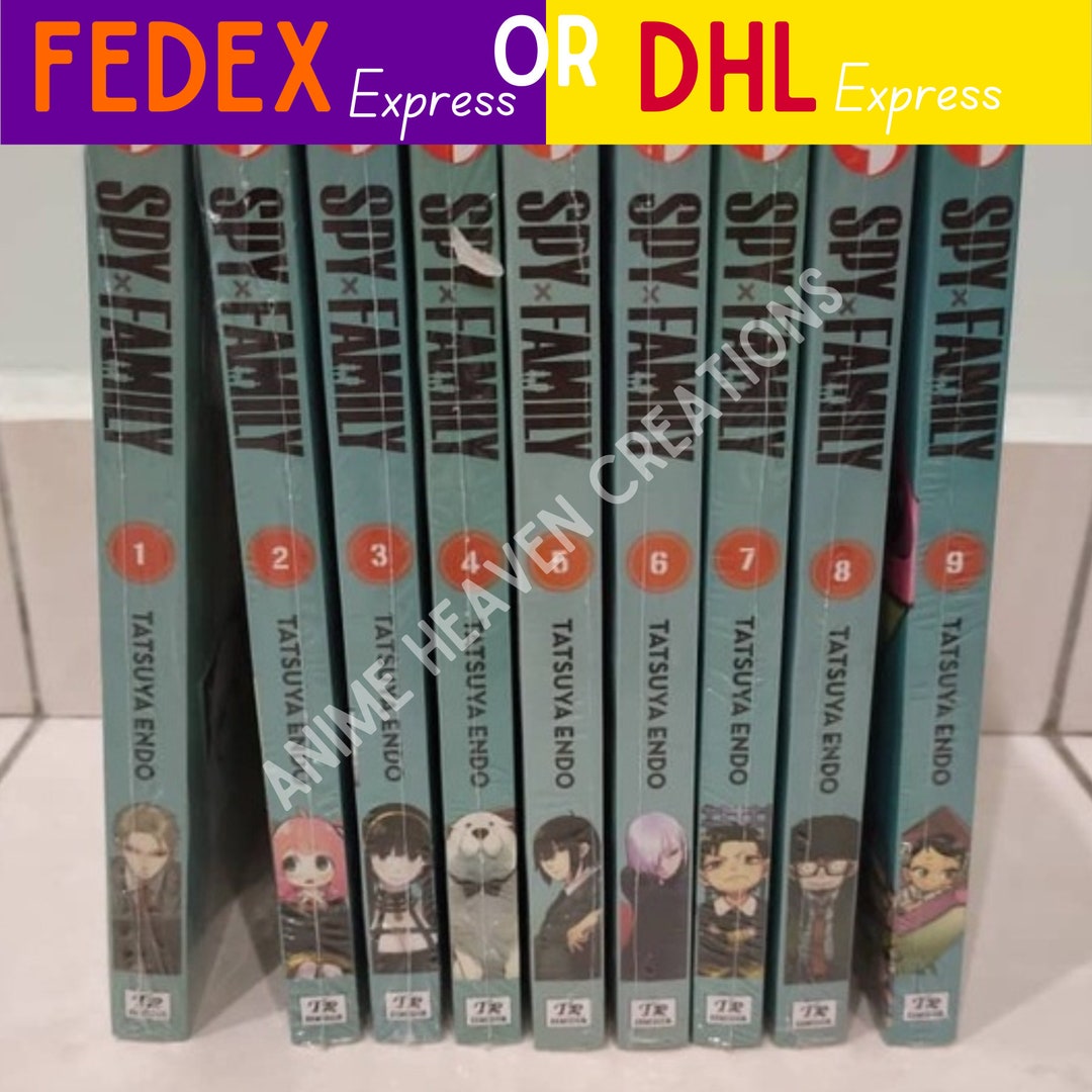 Spy X Family Manga by Tatsuya Endo Volume 1-11 English Version EXPRESS SHIPPING - Etsy UK