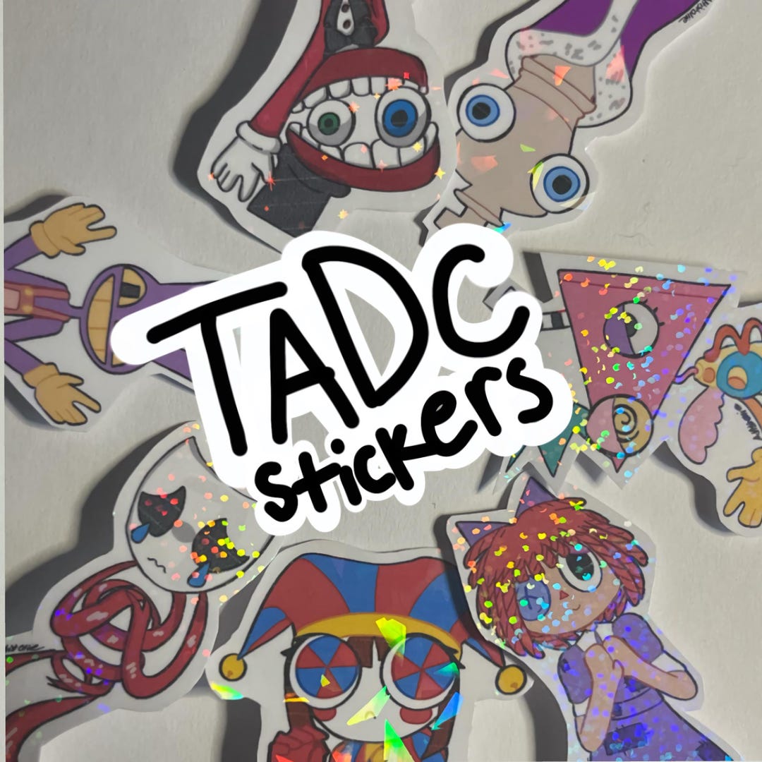 The Amazing Digital Circus Stickers | Handmade TADC Character Decals - Etsy