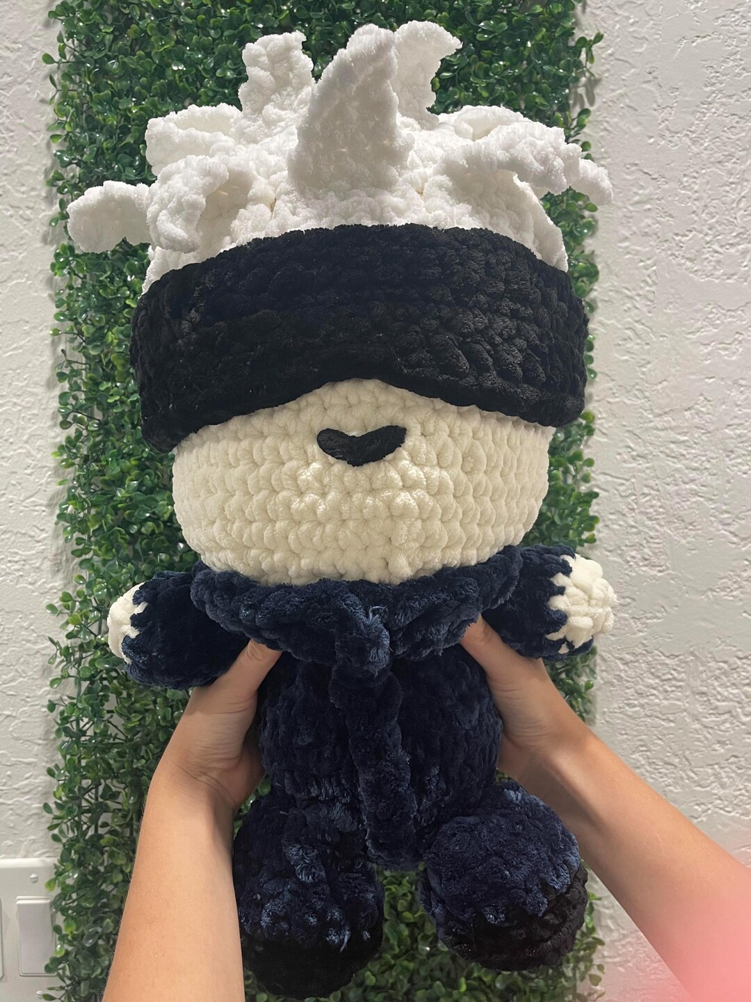 Gojo Satoru Jumbo Crochet Amigurumi, Jujutsu Kaisen, Japan, Anime ...