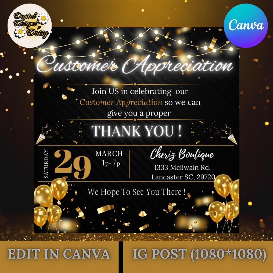Client Appreciation Event Flyer