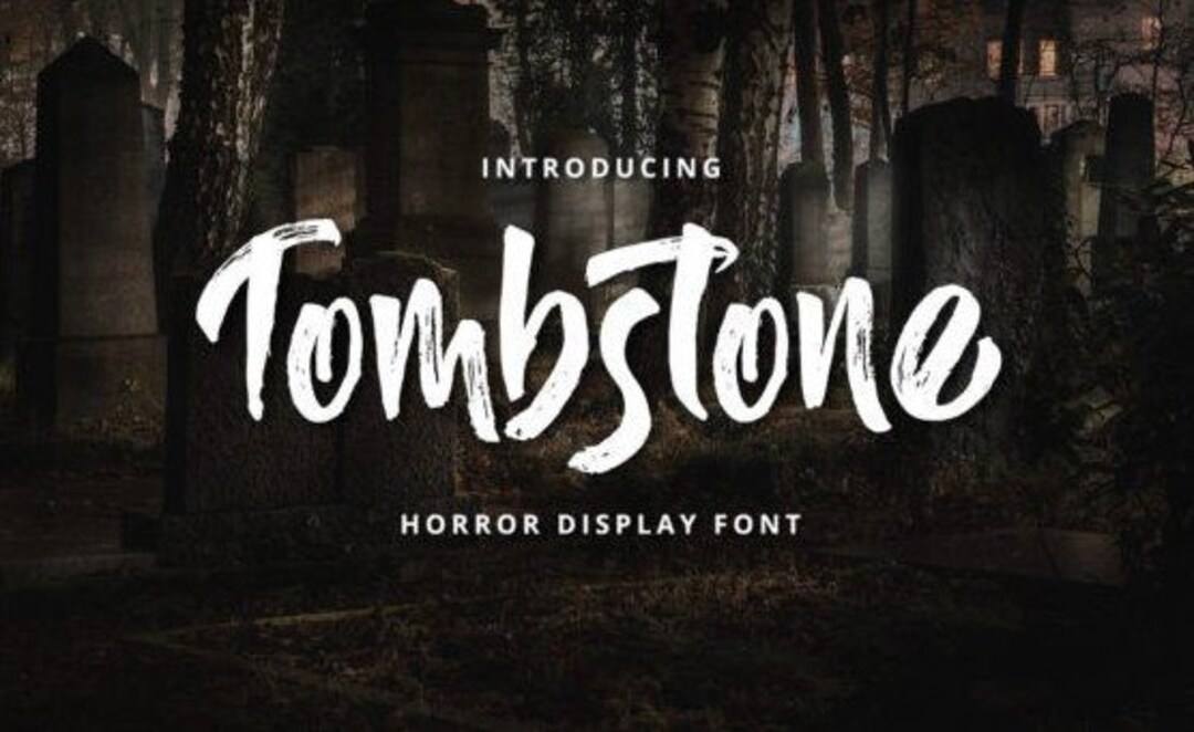 Tombstone Font, Handwritten Stylish Fonts, Cursive Calligraphy Fonts ...