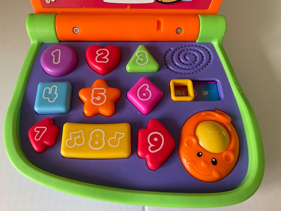 Fisher Price Laugh & Learn Smart Screen Laptop Bi-lingual Computer 2010 ...