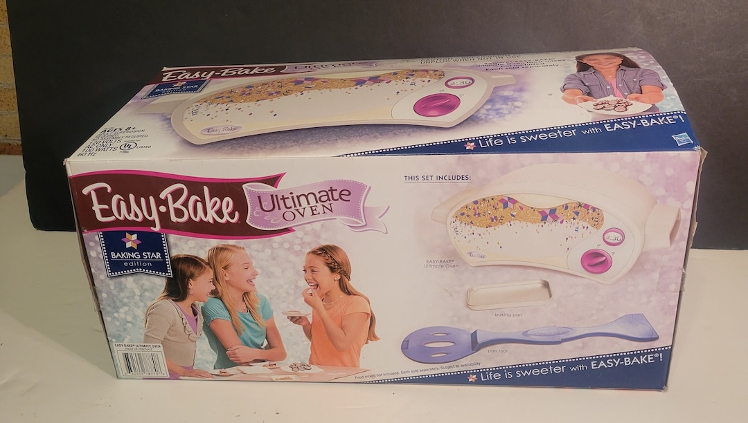 Hasbro Easy Bake Ultimate Oven Baking Star Edition Box Pan Spatula NIB ...