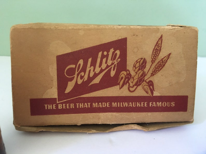 1950's Schlitz Salt and Pepper Shakers With Original Box - Etsy