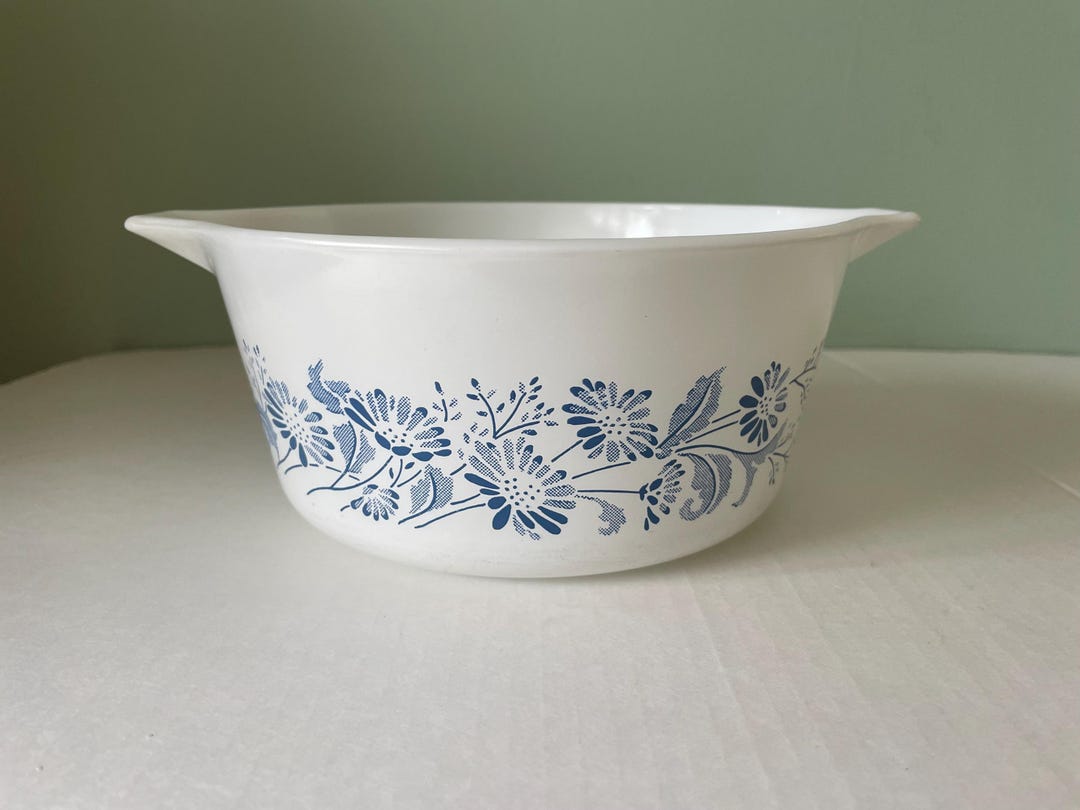 Vintage Pyrex Colonial Mist Pattern 1.5 L 474-B Baking Glass Mixing ...