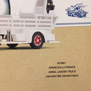 1994 Corgi Classics LE American Lafrance Denver FD Aerial Ladder Truck ...