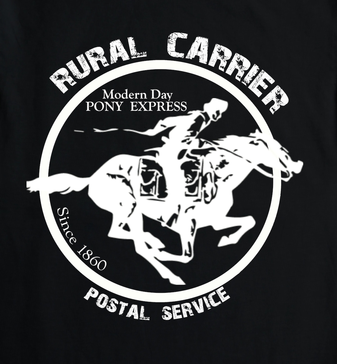 USPS Rural Carrier Pony Express Rider 2 - Etsy