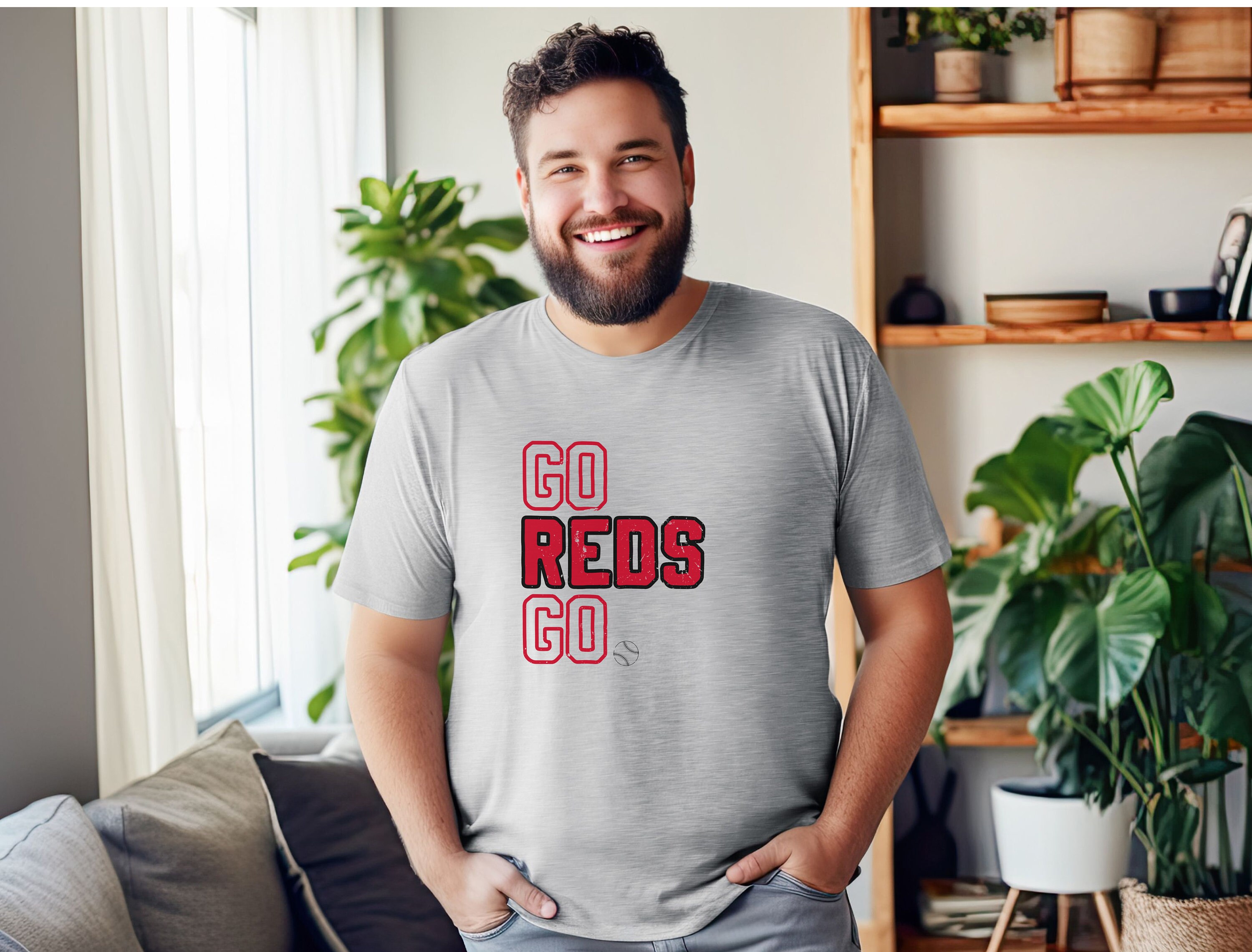 Cincinatti Baseball Shirt, Cincy Baseball Vintage, Retro Reds Shirt ...