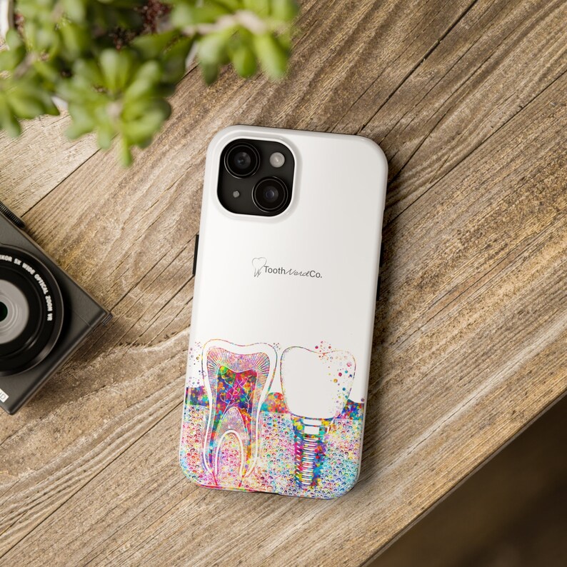 Tooth Nerd Dental Anatomy Tough Phone Cases for Dentist Gift, Dental ...