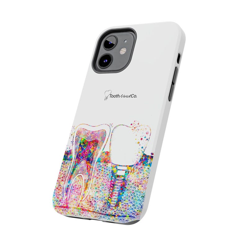 Tooth Nerd Dental Anatomy Tough Phone Cases for Dentist Gift, Dental ...