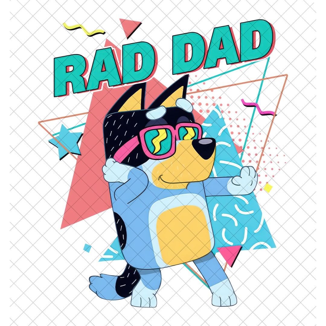 Bluey Characters Png, Bluey PNG, Bluey Bingo, Bluey Bundle, Bluey Rad ...