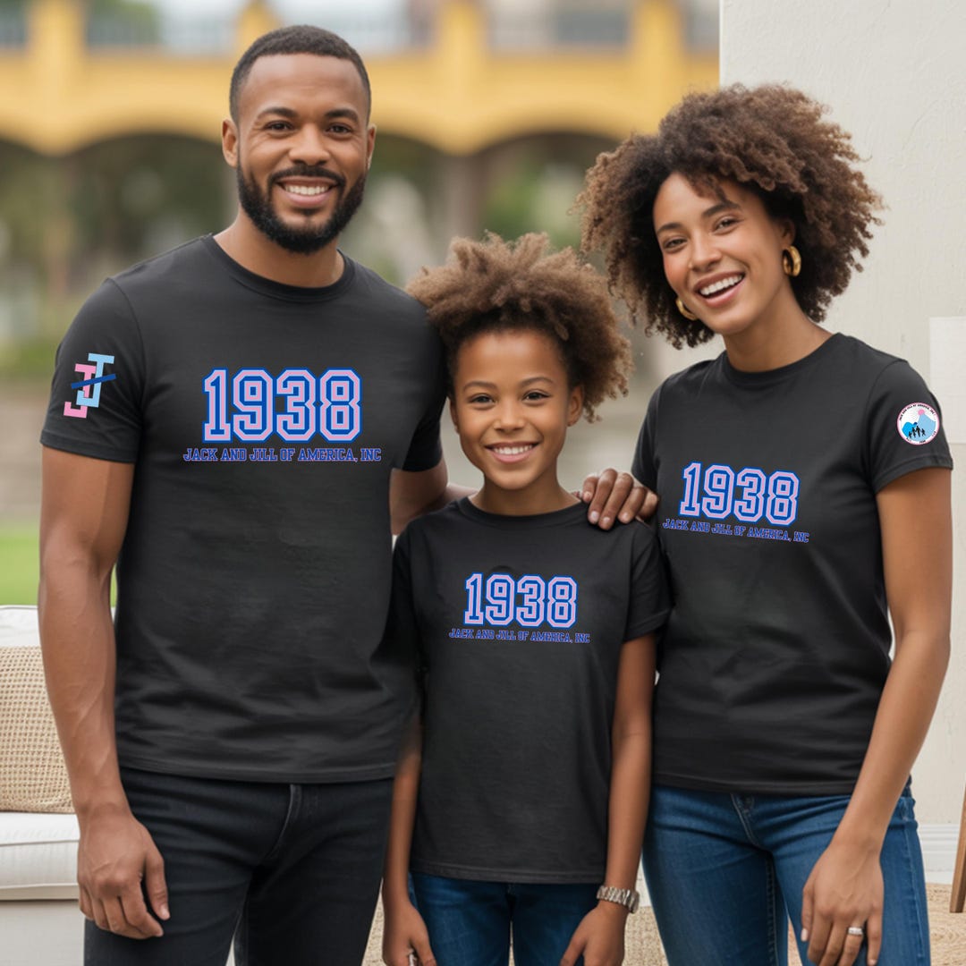 Jack and Jill of America Family T-shirt, JJOA Apparel - Etsy