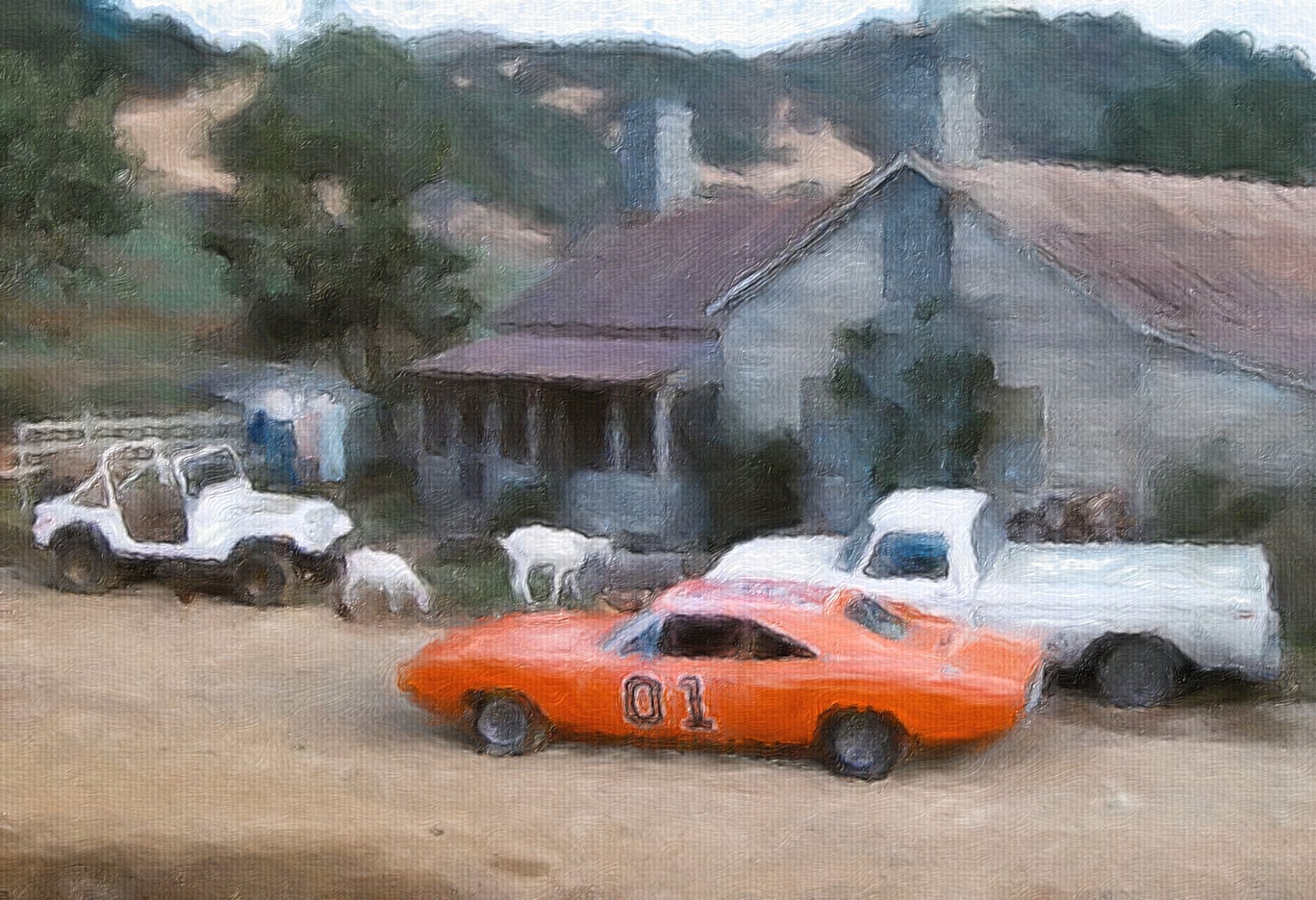 General Lee Pickup Truck