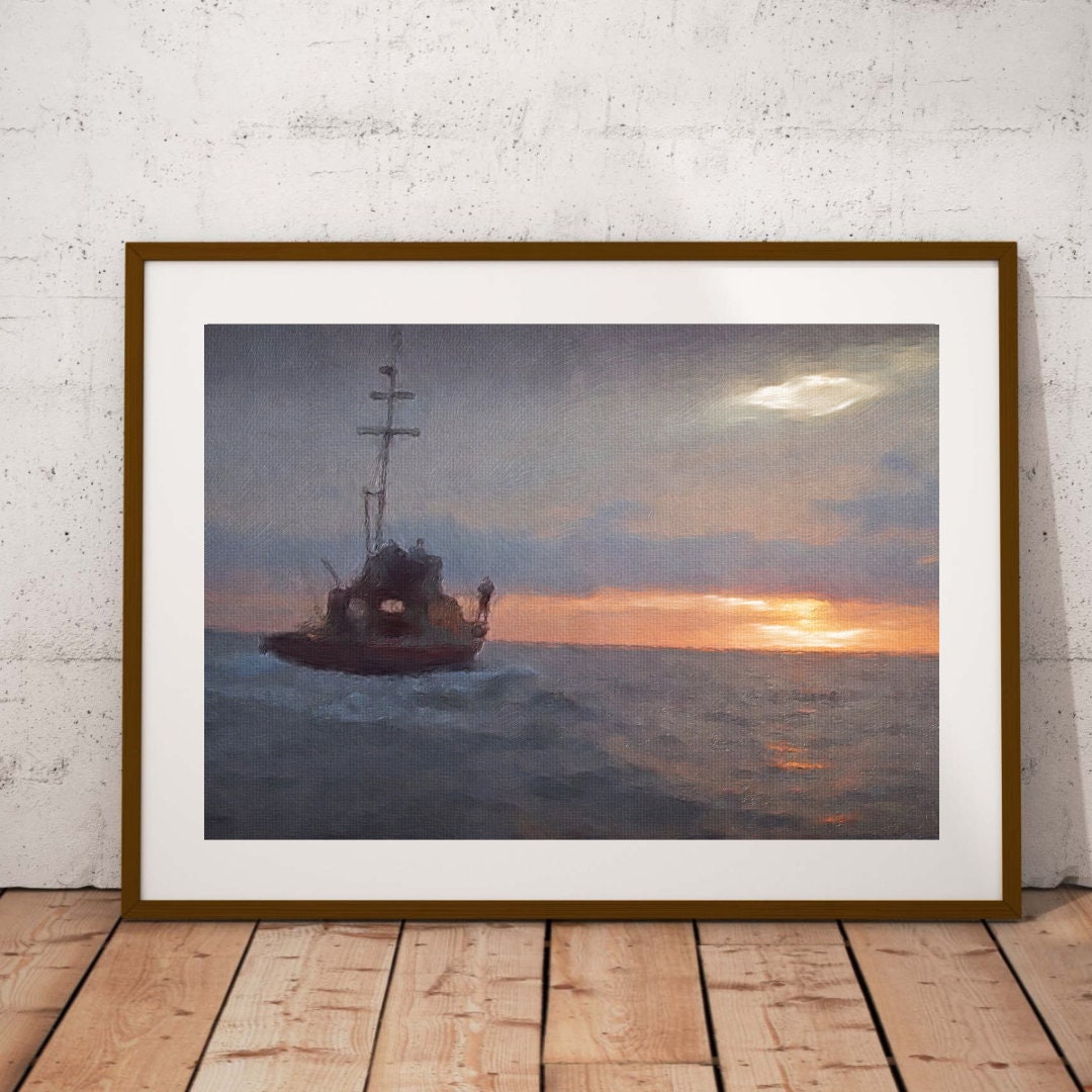 Jaws , Oil Painting on Canvass Style Prints, Shark Art, Jaws Prints ...