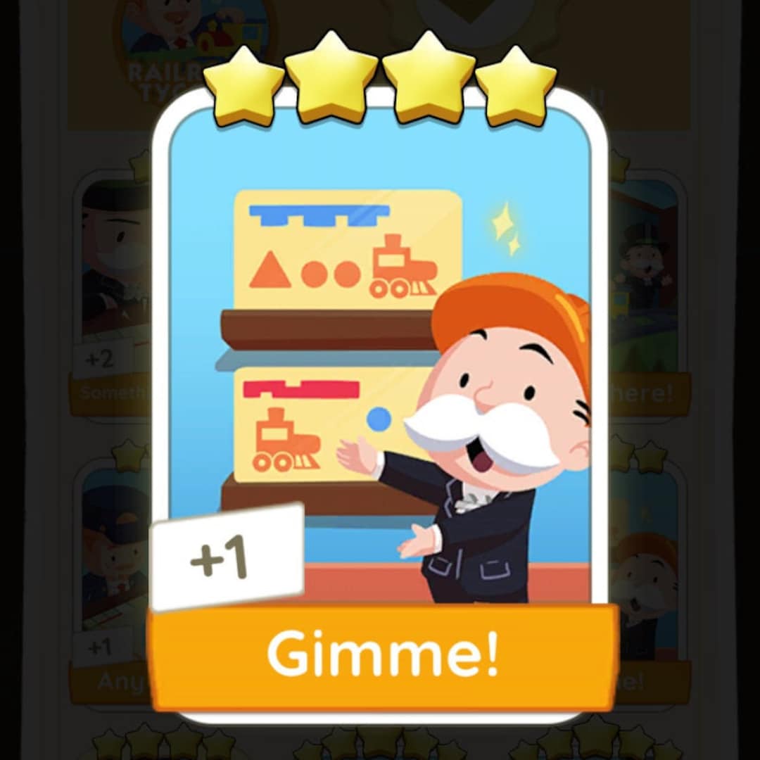 Monopoly Go 4 Star Sticker gimme - Etsy