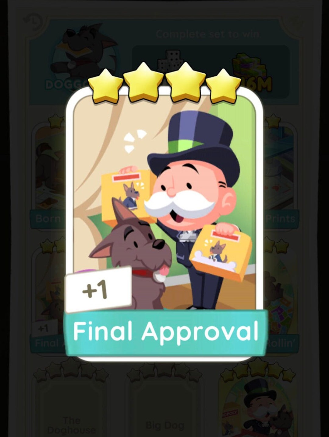 Monopoly Go 4 Star Sticker final Apporval - Etsy