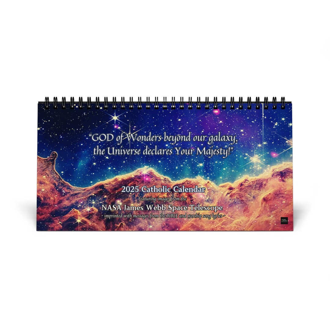 Space Calendar 2025 Catholic Desk NASA James Webb Space Telescope ...