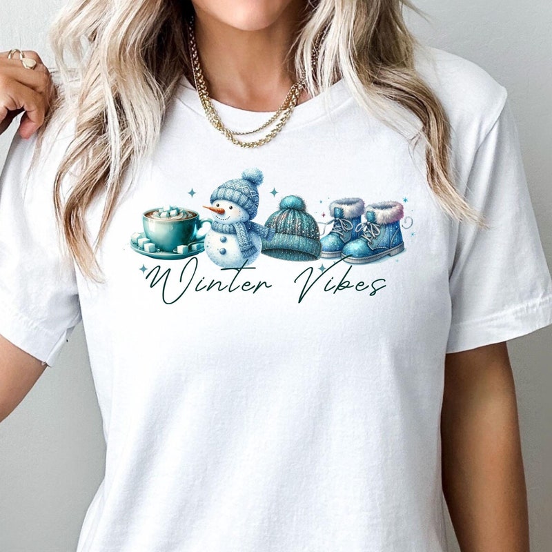 Winter Tshirt - Etsy