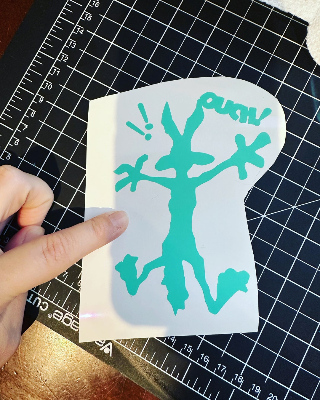 Coyote OUCH CAR DECAL - Etsy