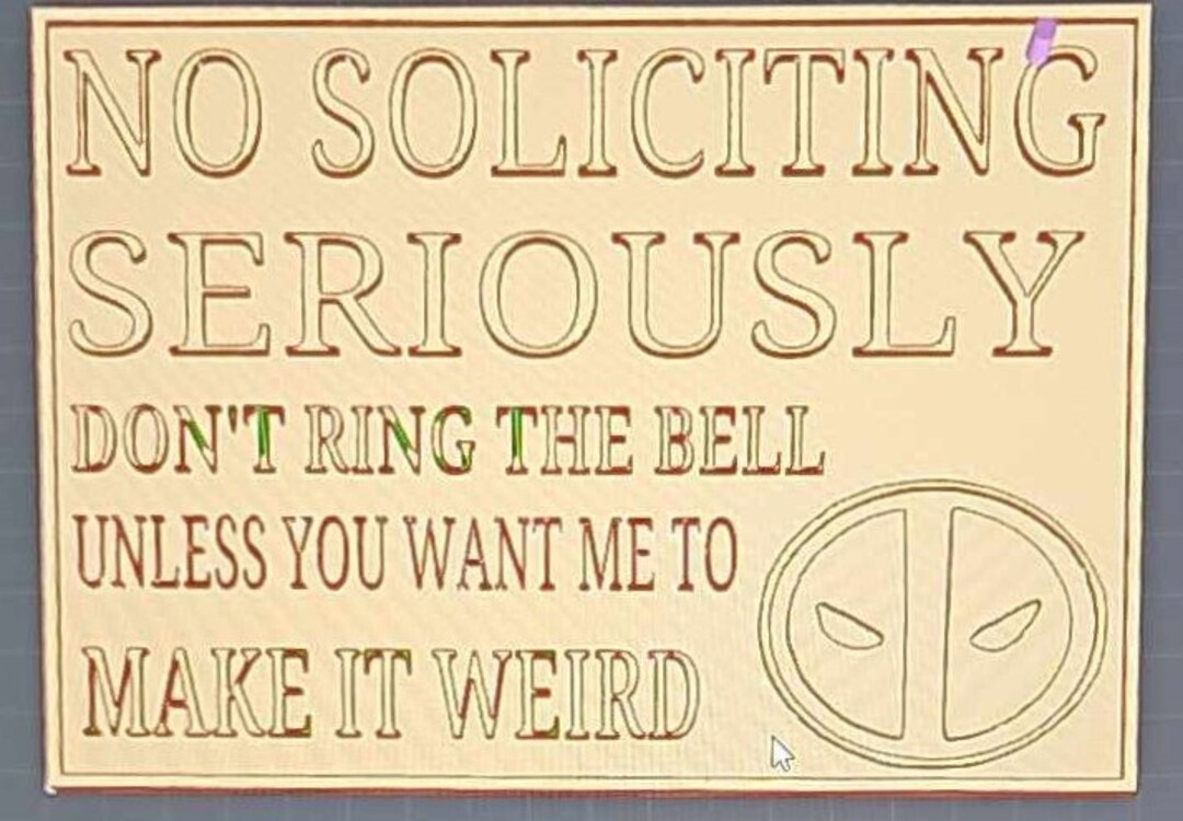 Deadpool Door Sign STL - Etsy