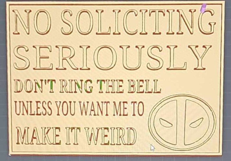 Deadpool Door Sign STL - Etsy