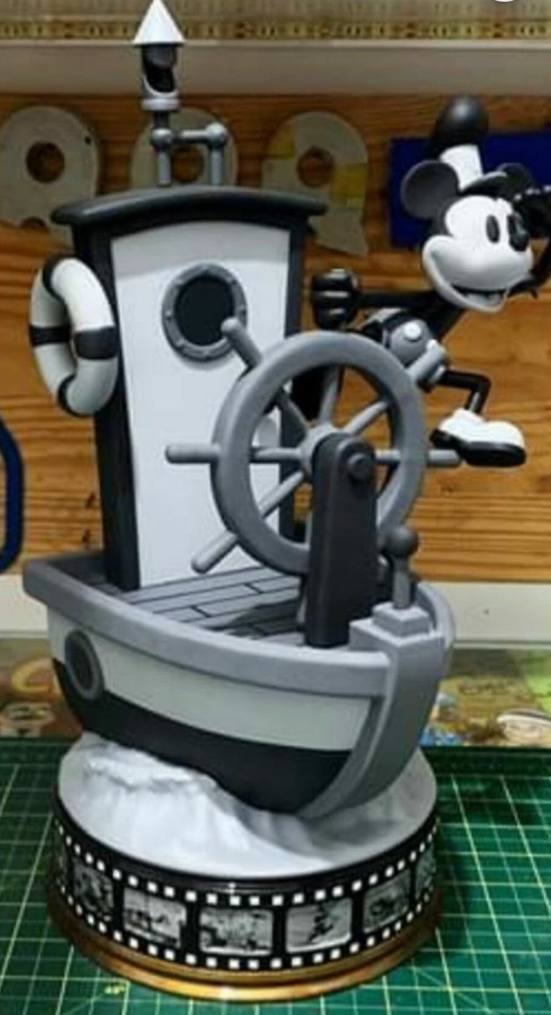 Mickey Mouse on the Tugboat Willie - Etsy