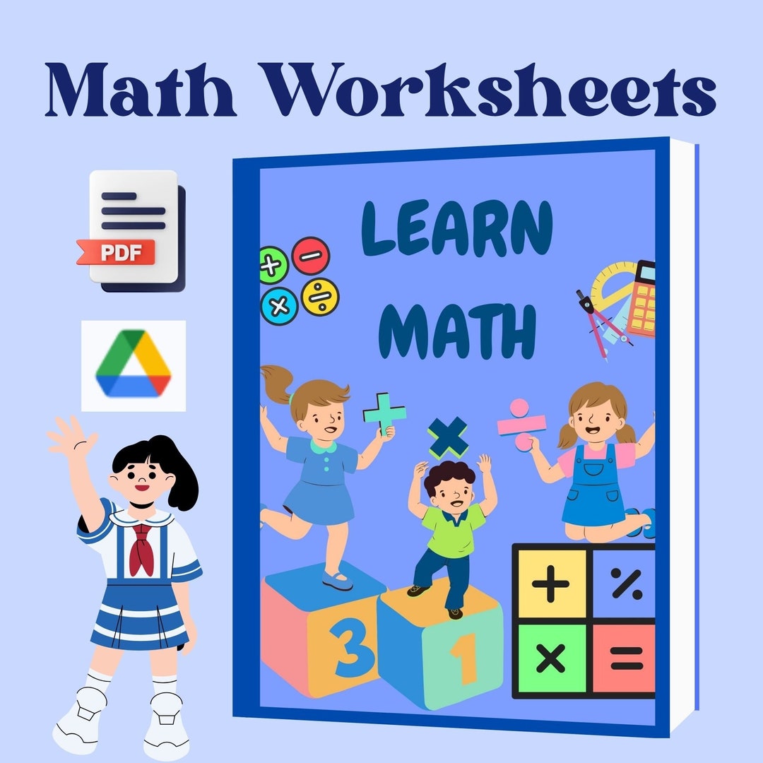 MATH WORKSHEETS: Addition, Subtraction, Multiplication, Division, Grade ...