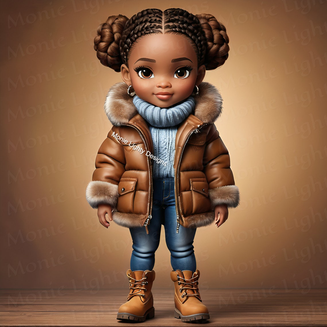 Chibi Braids and Tims, Digital Prints, Digital Art, Digital Downloads ...