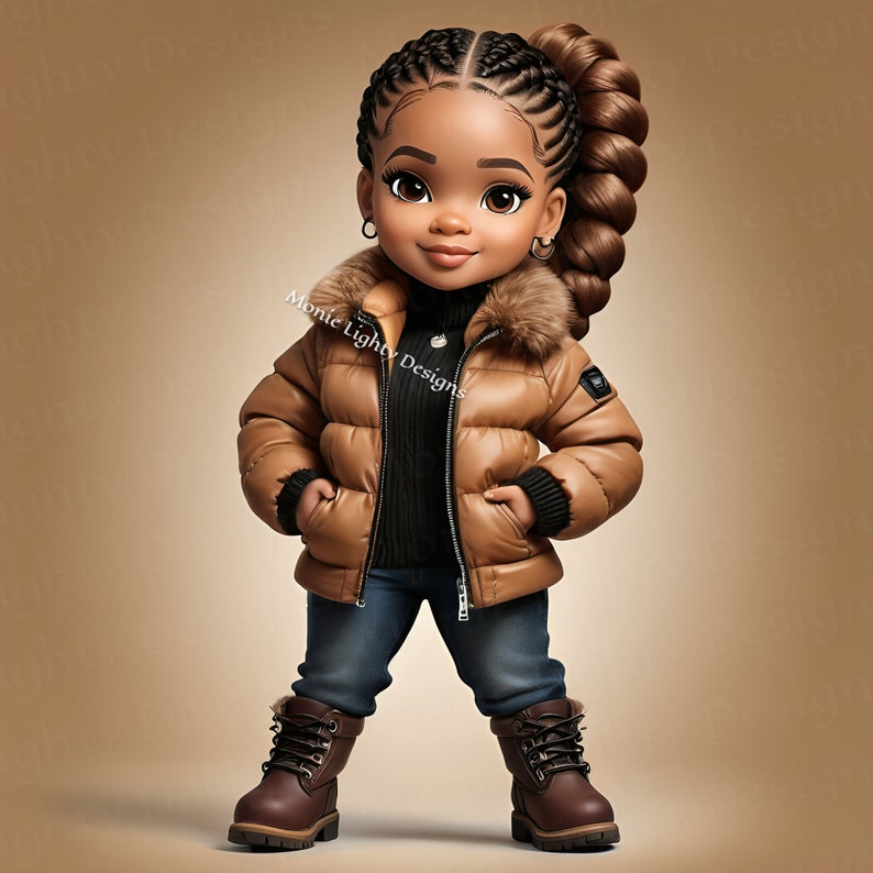 Chibi Braids and Tims, Digital Prints, Digital Art, Digital Downloads ...
