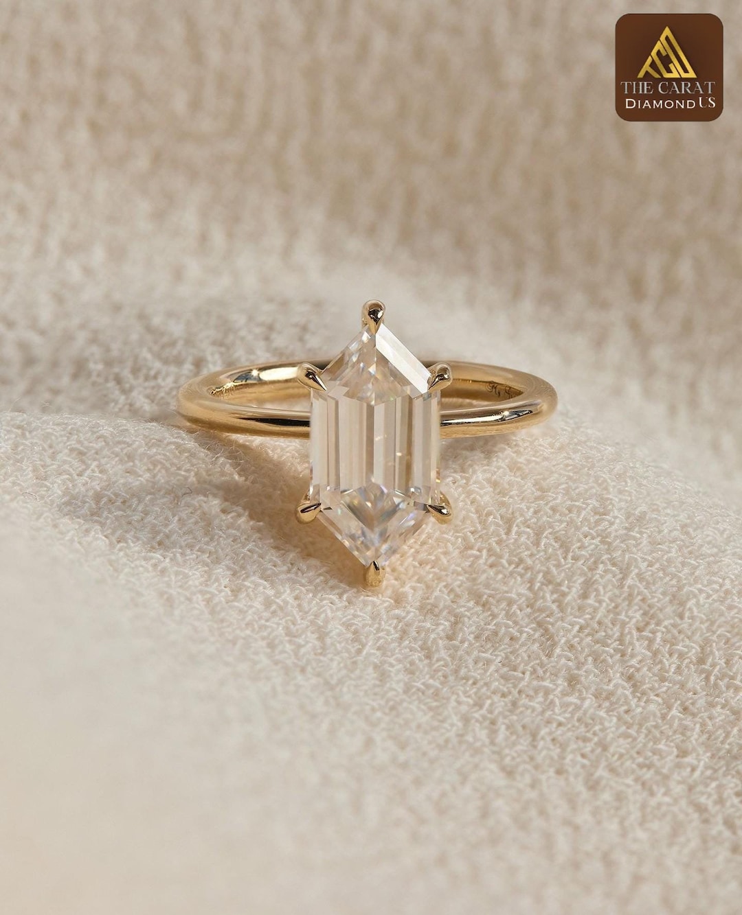 Dutch Marquise Hidden Halo Engagement Ring, 14K Gold Wedding ...