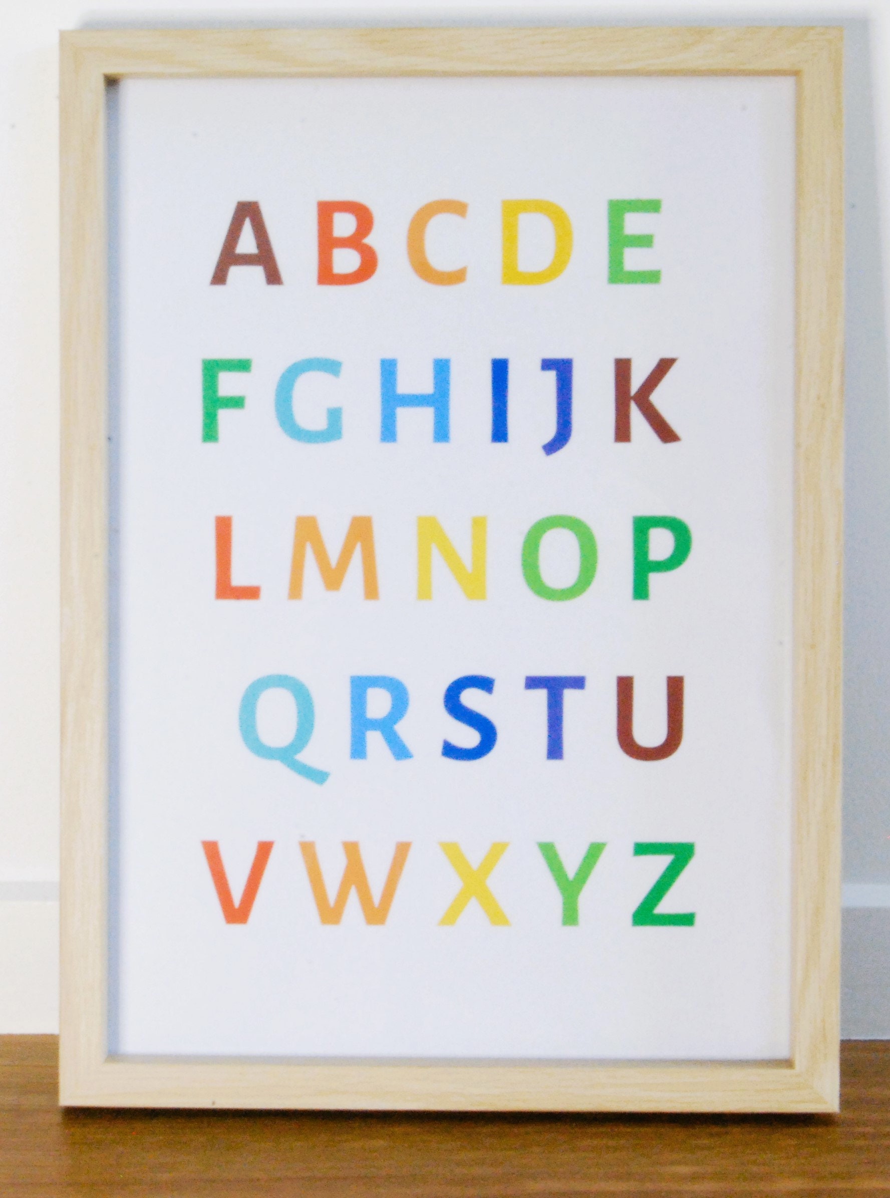 Alphabet Poster - Etsy