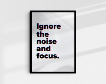 Motivation Wall Art, Office Poster, Desk Art, Work Decor, Printable Art ...