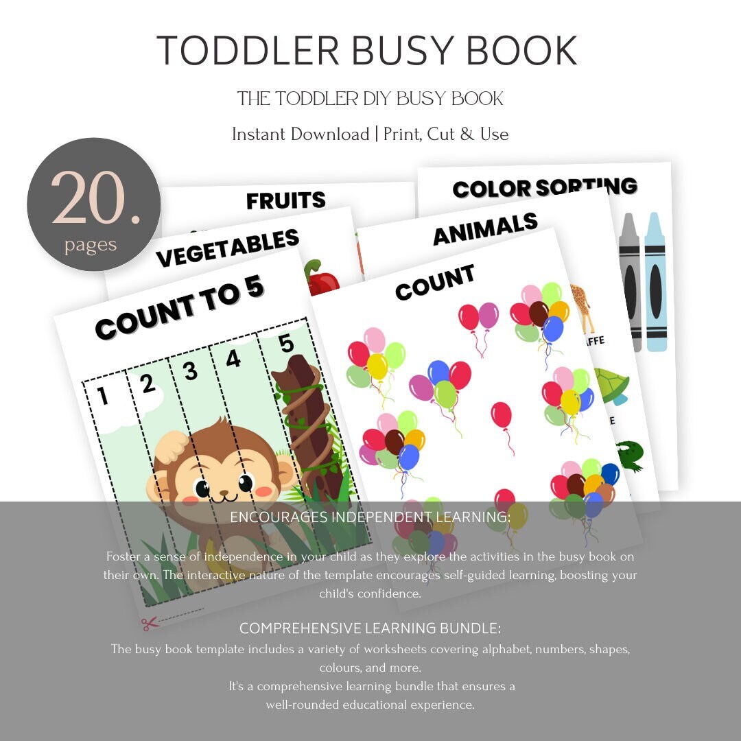 Toddler DIY Busy Binder Busy Board Baby Busy Board With Name Quiet Book ...