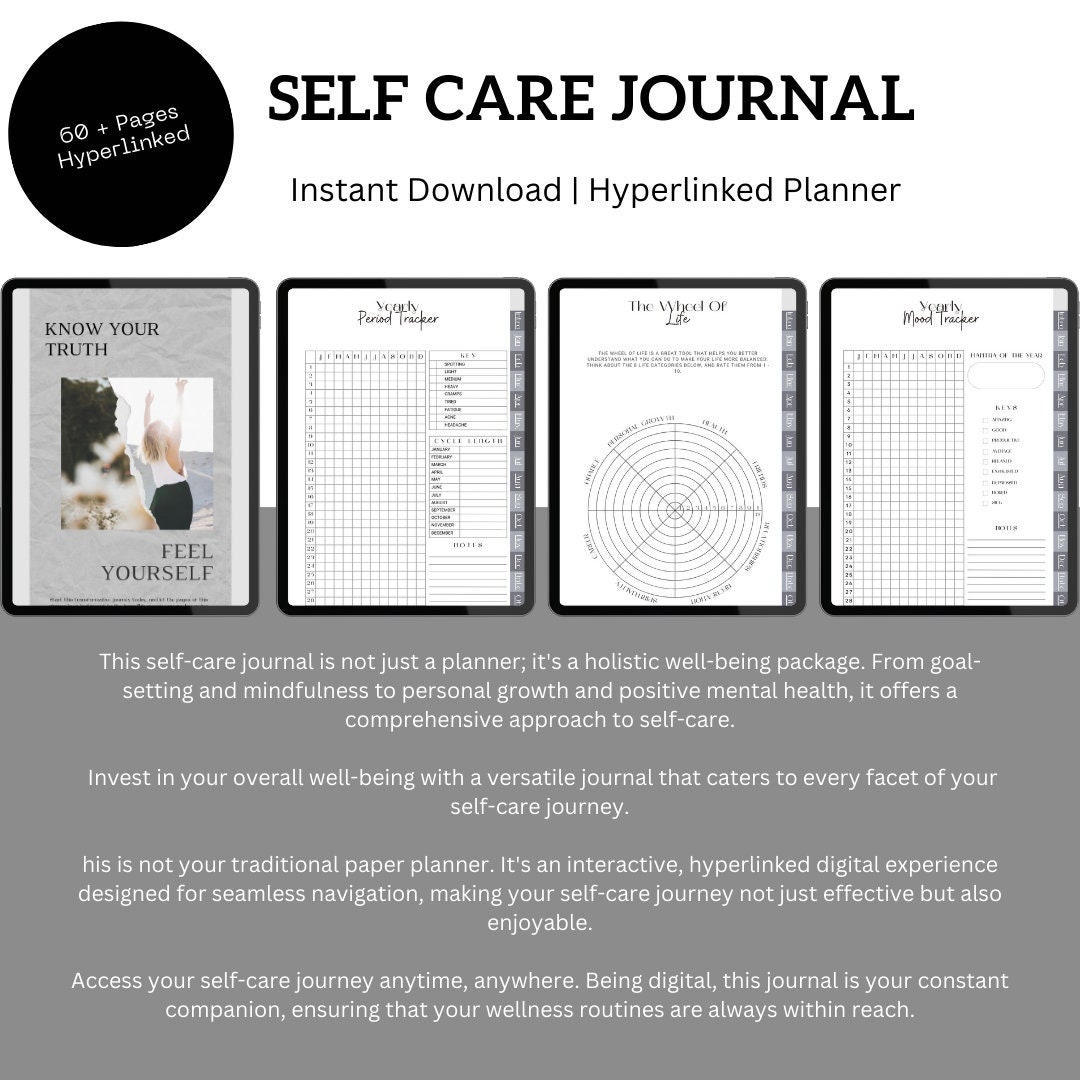 Self Love Healing Gratitude Journal Planner Mindfulness Journal ...