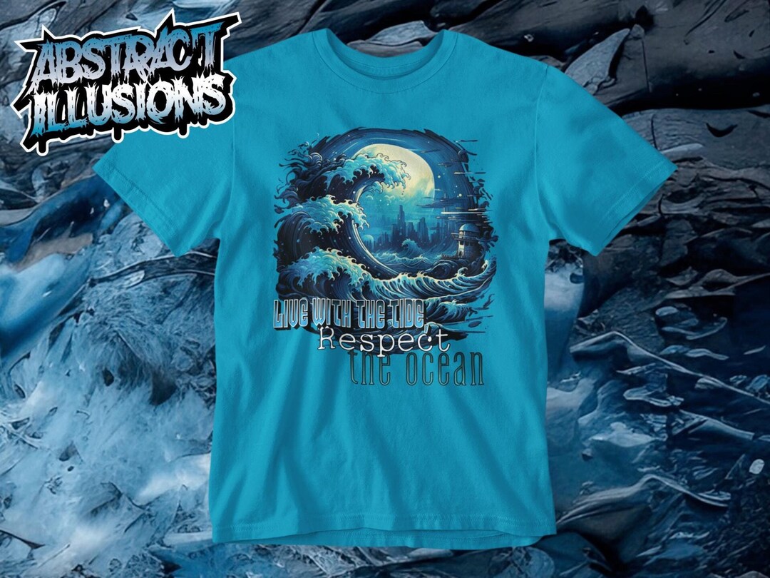 Ocean Wave Shirt, Beach Cover up Shirt, Beachy Sweatshirt, Surfing ...