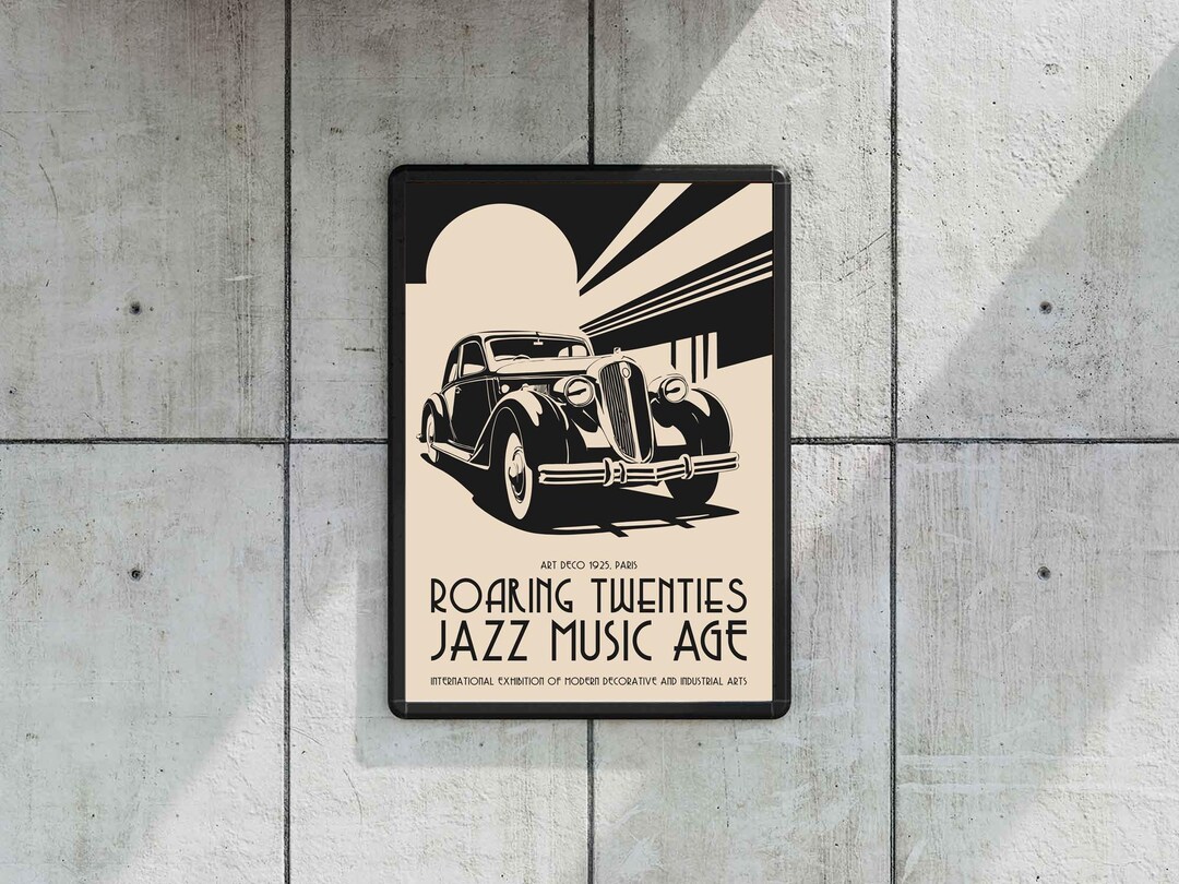 Roaring Twenties – Jazz Music Age Poster, Vintage Poster, Poster No ...