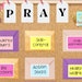 Prayer Promise Board Kit - Colorful Scallops Decor - Etsy